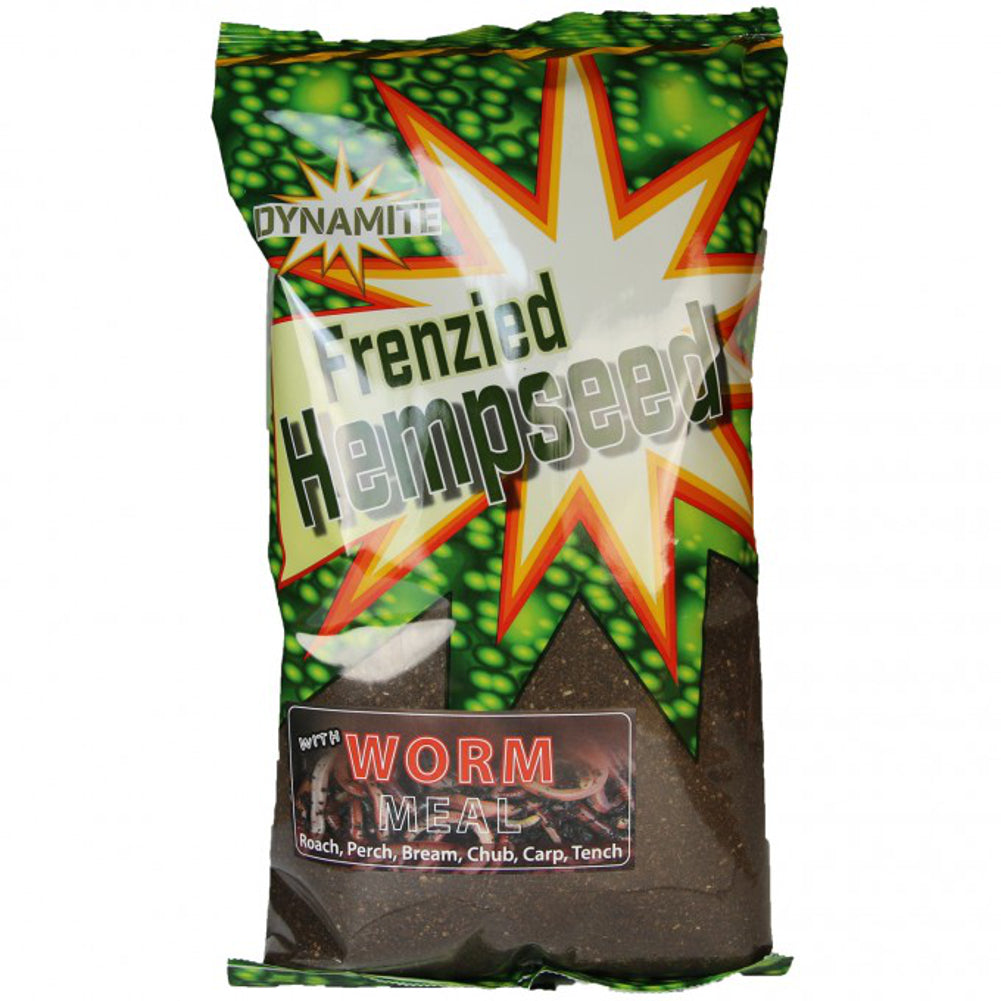 Dynamite Frenzied Hempseed Groundbaits 900g - Worm Meal | Order Online in Ireland