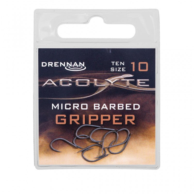 Drennan Acolyte Gripper Hooks Micro Barbed Spade End | Order Online in ...
